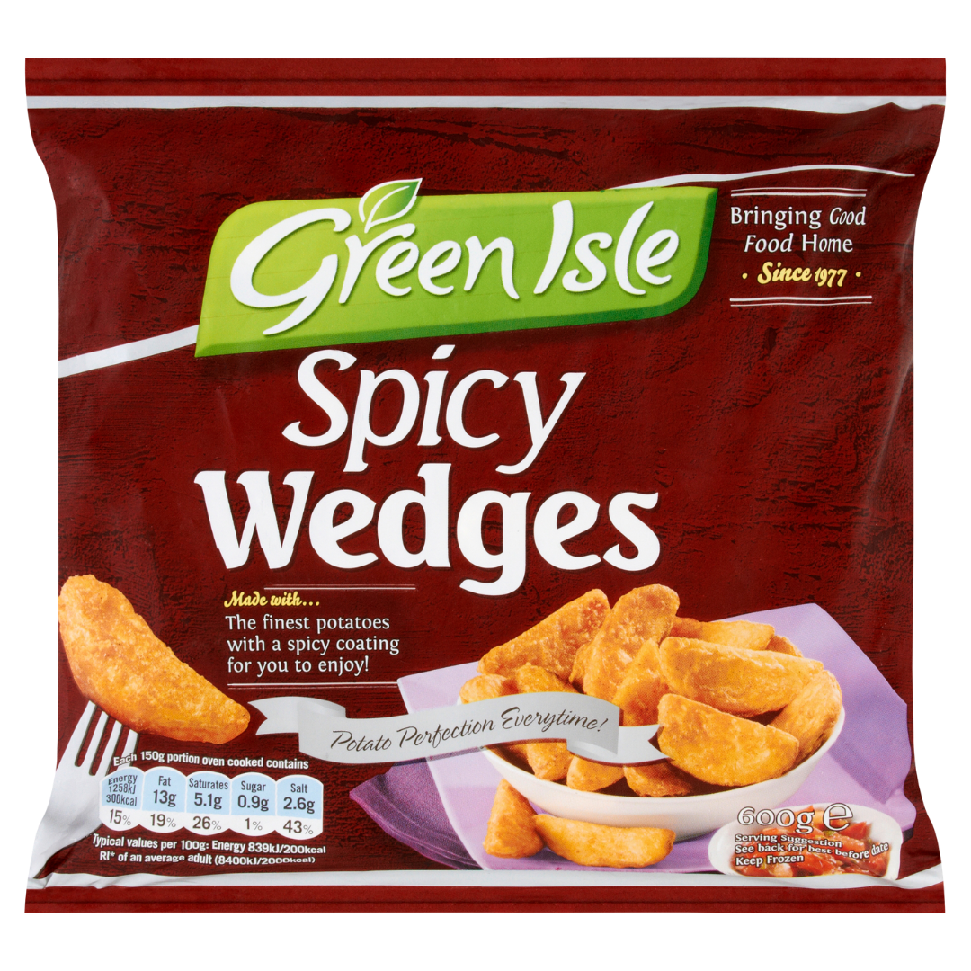 Green Isle Spicy Wedges - 600g – Armstrong Country Foods